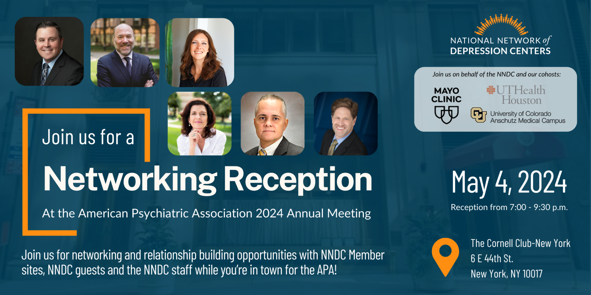 Join us at the American Psychiatric Association 2024 Annual Meeting Networking Reception ...